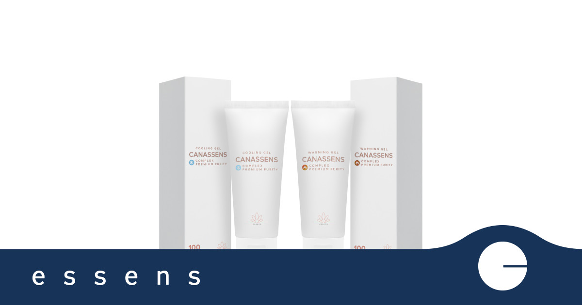 Hřejivý a chladivý gel Canassens - set | ESSENS Czech